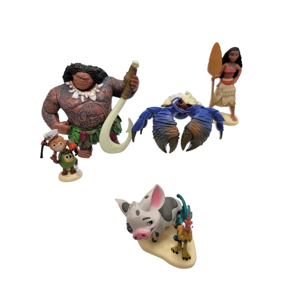 Disney Moana | Toys | Disney Moana Movie 6piece Action Figure | Poshmark